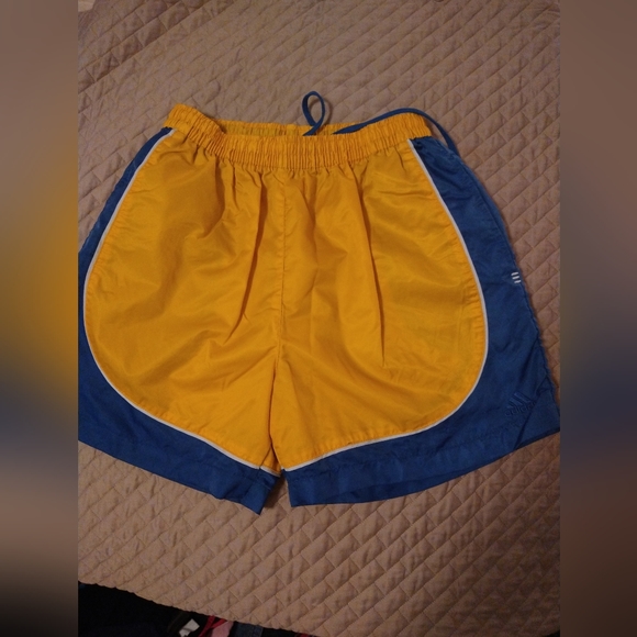 adidas | Shorts | Adidas Xl Ladies Running Shorts Yellow And Blue ...